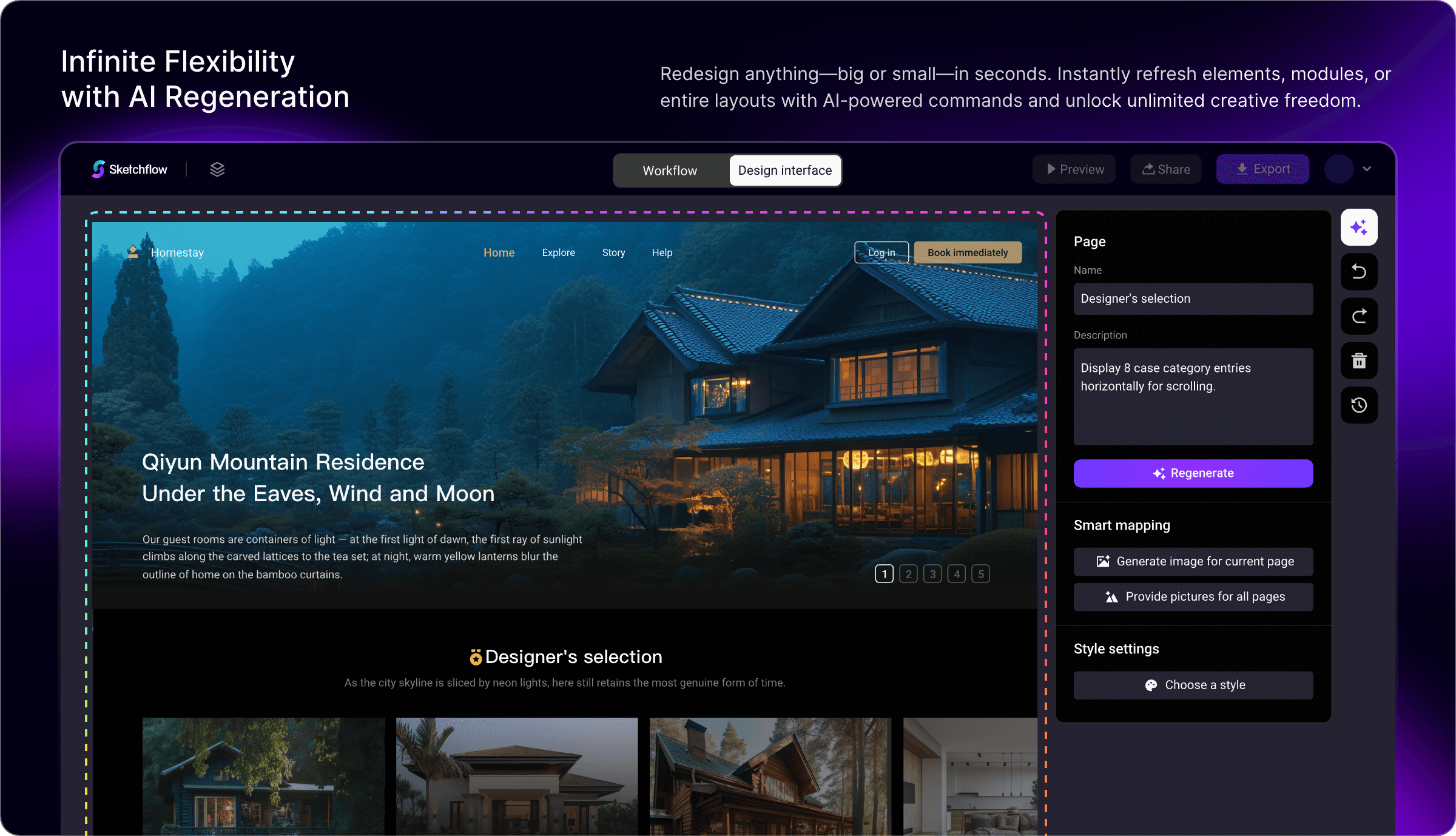AI-Powered Product Design Tool for Rapid UI/UX, App, and Web Design｜Sketchflow